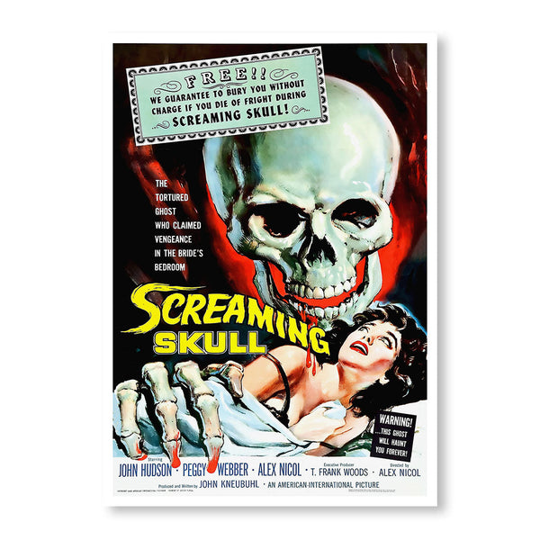 The Screaming Skull | Print Shed